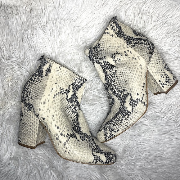 Steve Madden | Shoes | Steve Madden Snake Skin Booties | Poshmark